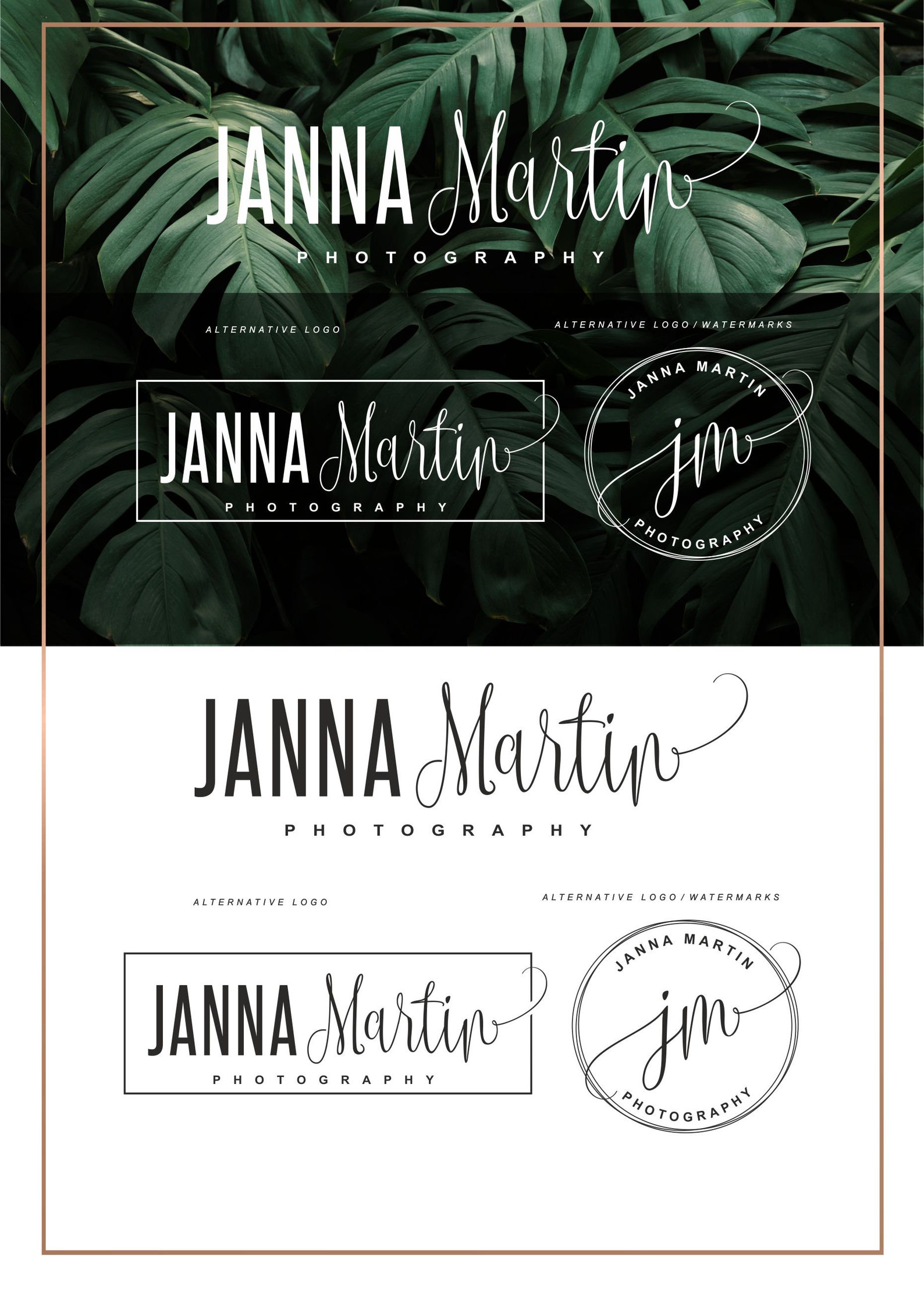 Watermark Logo Photography Logo Branding Package Signature - Etsy