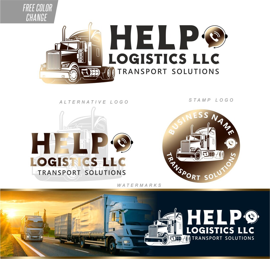 Transport Company Logo Truck Logistic Company Dispatcher - Etsy