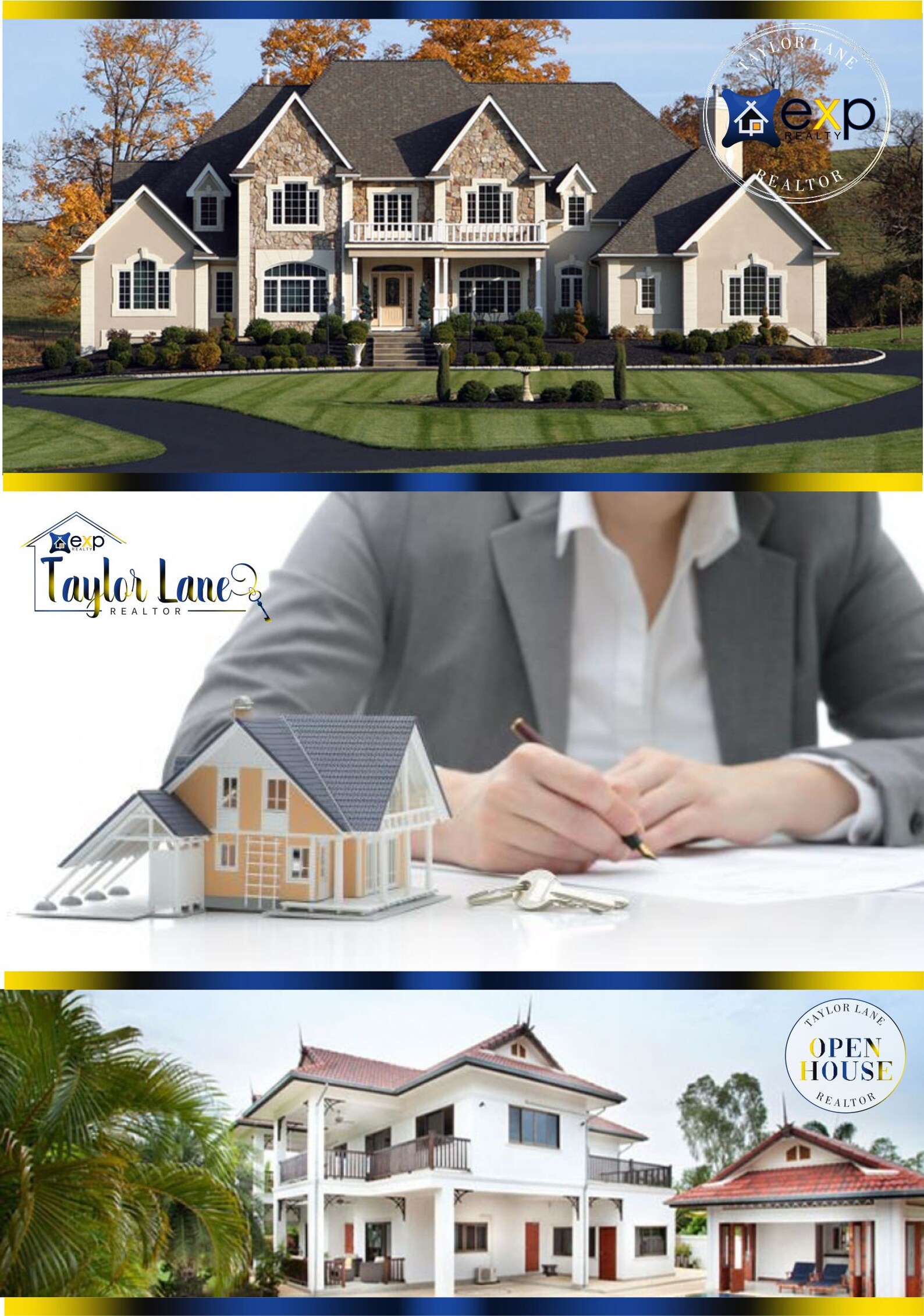 EXP Realtor Logo Real Estate Logo Design New EXP Realty - Etsy