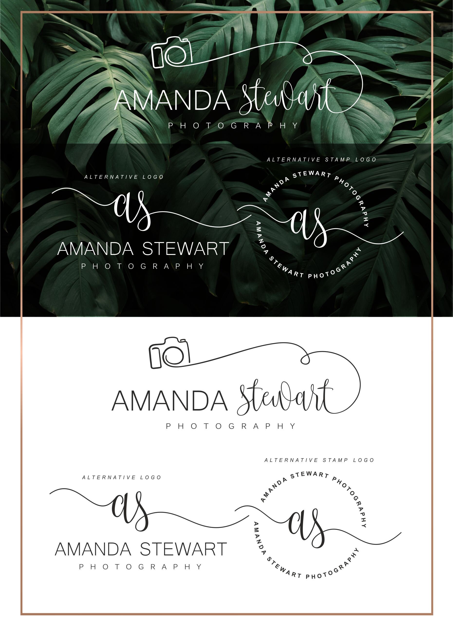 Transparent Watermark Logo Photography Logo Branding - Etsy