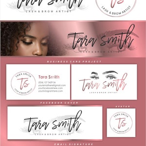 Eyelash Branding Kit, Lash Artist Logo Design, Premade Logo Package ...