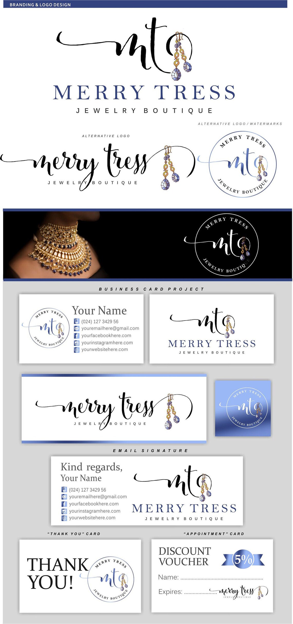 Earring Logo Design Jewelry Boutique Logo Design Craft - Etsy UK