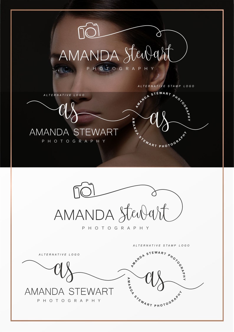 Transparent Watermark Logo Photography Logo Branding - Etsy