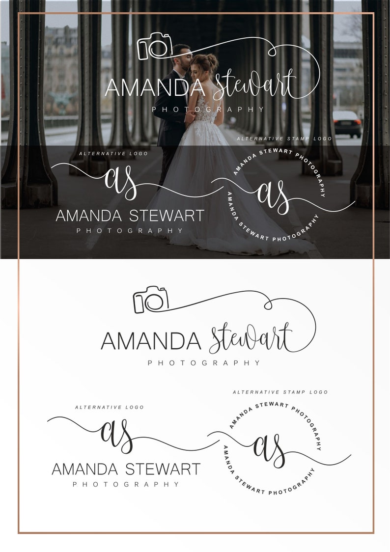 Transparent Watermark Logo Photography Logo Branding - Etsy