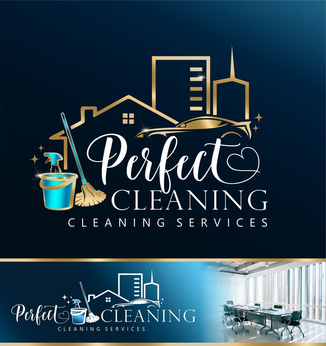 Cleaning Service Logo Design, Car Detailing, Commercial Residential ...