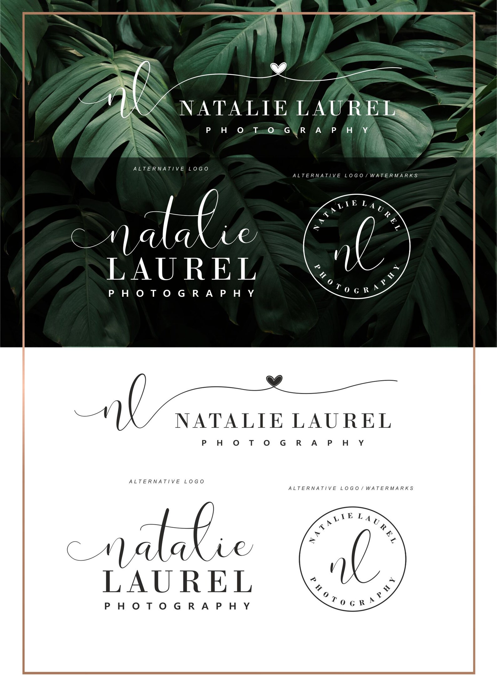 Logo en filigrane Logo de photographie Emballage de marque - Etsy France