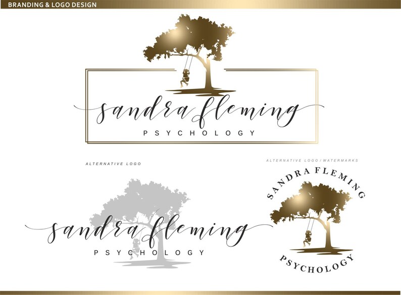 Tree Swing Logo Child Logo Life Coach Therapy Logo - Etsy