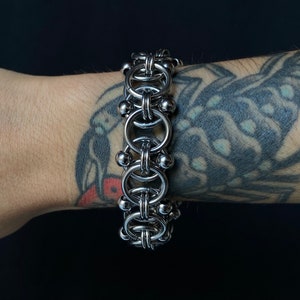 Taranis Chainmaille Bracelet | Stainless Steel | Strong Bracelet ...
