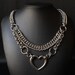 Bulletproof Heart Choker | Stainless Steel Necklace | Chainmail ...