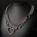 Bulletproof Heart Choker | Stainless Steel Necklace | Chainmail ...
