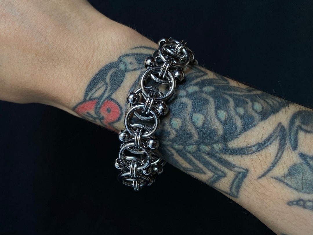 Taranis Chainmaille Bracelet | Stainless Steel | Strong Bracelet ...