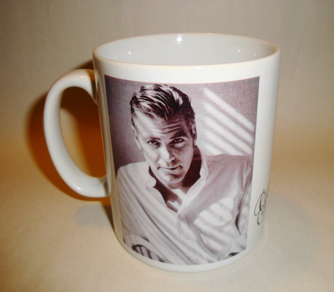 George Clooney Coffee Mug a Perfect Gift Gift Shop - Etsy