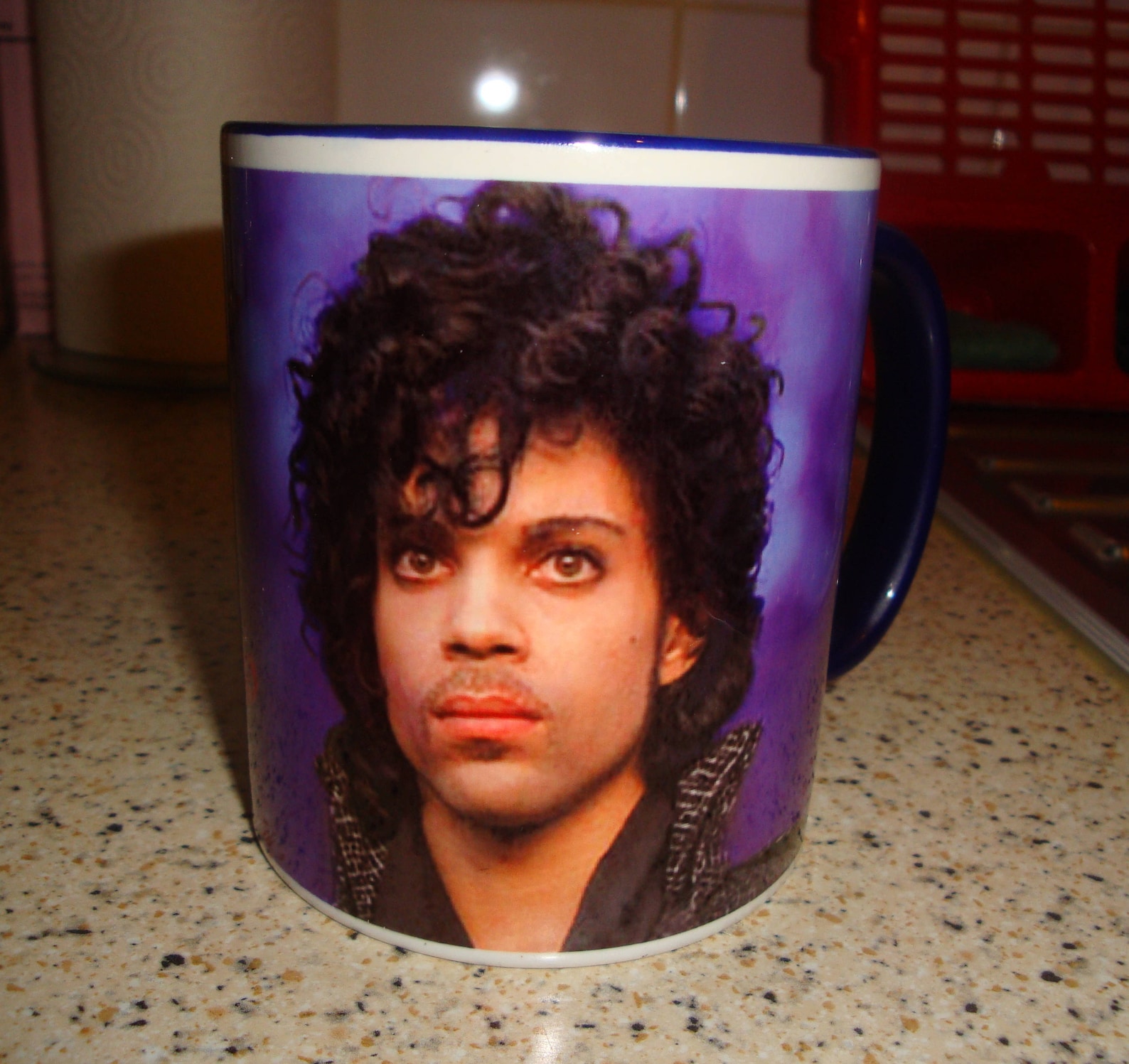 King of Pop Prince Mug Design 1 Blue Handle & Rim - Etsy
