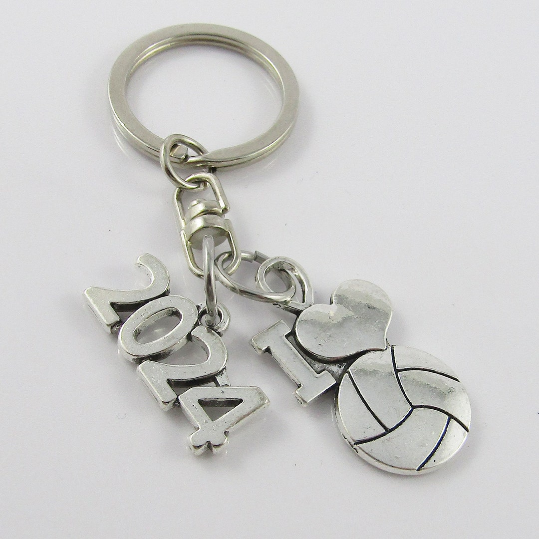 2024 I Love Netball Charm Keychain Bag Zipper Pull Sports Coach Gift - Etsy