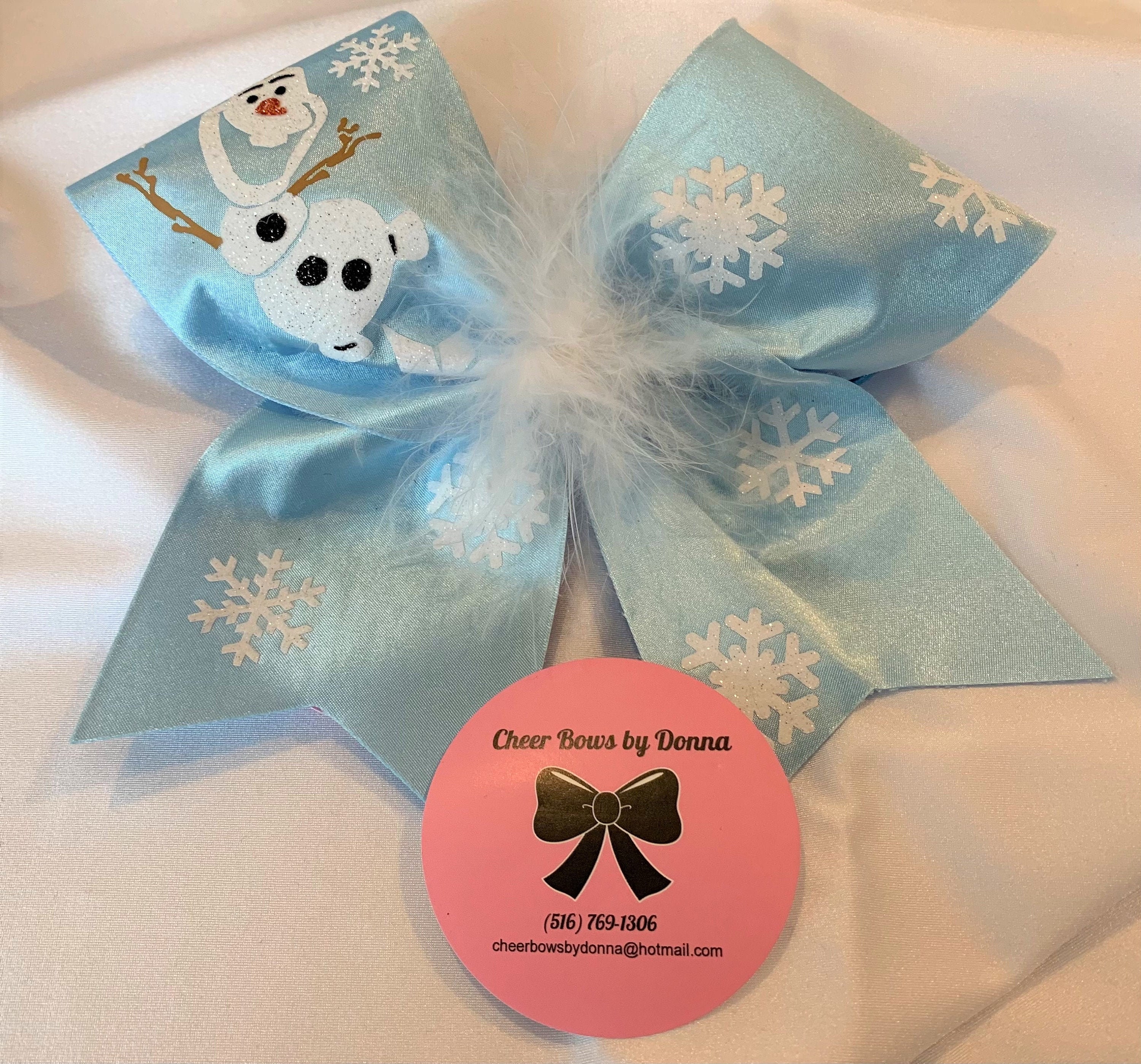 Olaf Cheerleading Bows
