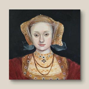 Six Wives of Henry VIII Set of Six 8x8 Original Painting Wall Art Tudor ...