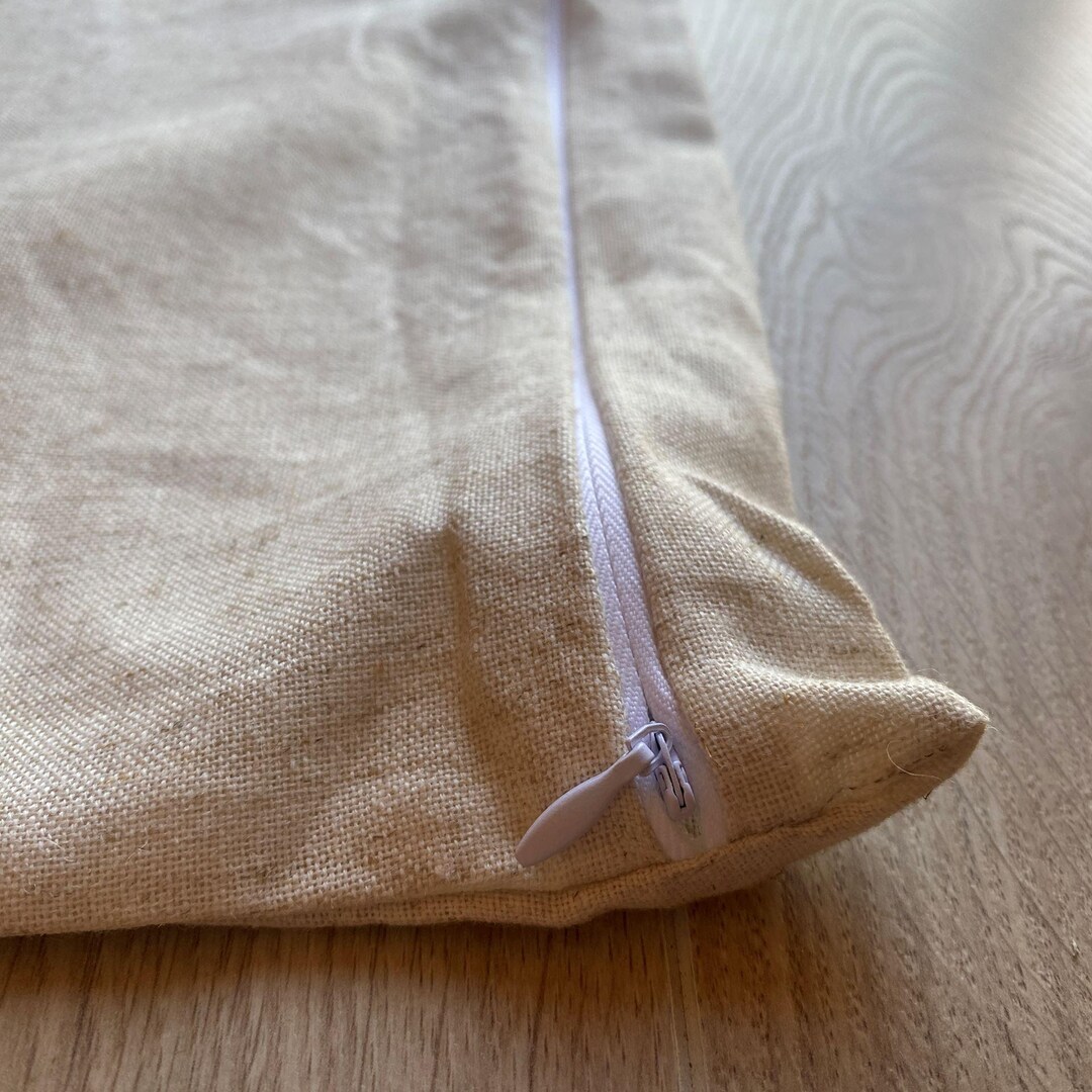 Hemp Pillow Case/cover on Zipper, 100% Organic, Natural Breathable ...