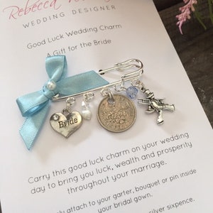 Good Luck Charm, Wedding Bouquet Charm, Good Luck Gift for the Bride ...