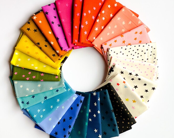 Super Starry 10.0 Fat Quarter Bundle | Alexia Marcelle Abegg | Ruby ...