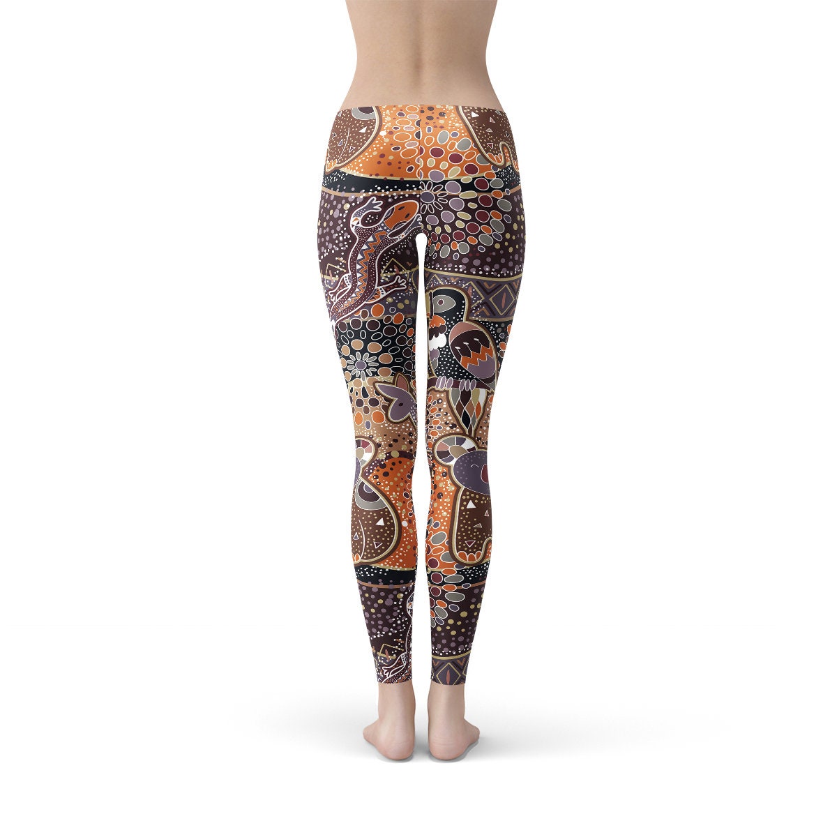 Dreamtime Leggings Aboriginal Leggings Aboriginal Printed | Etsy