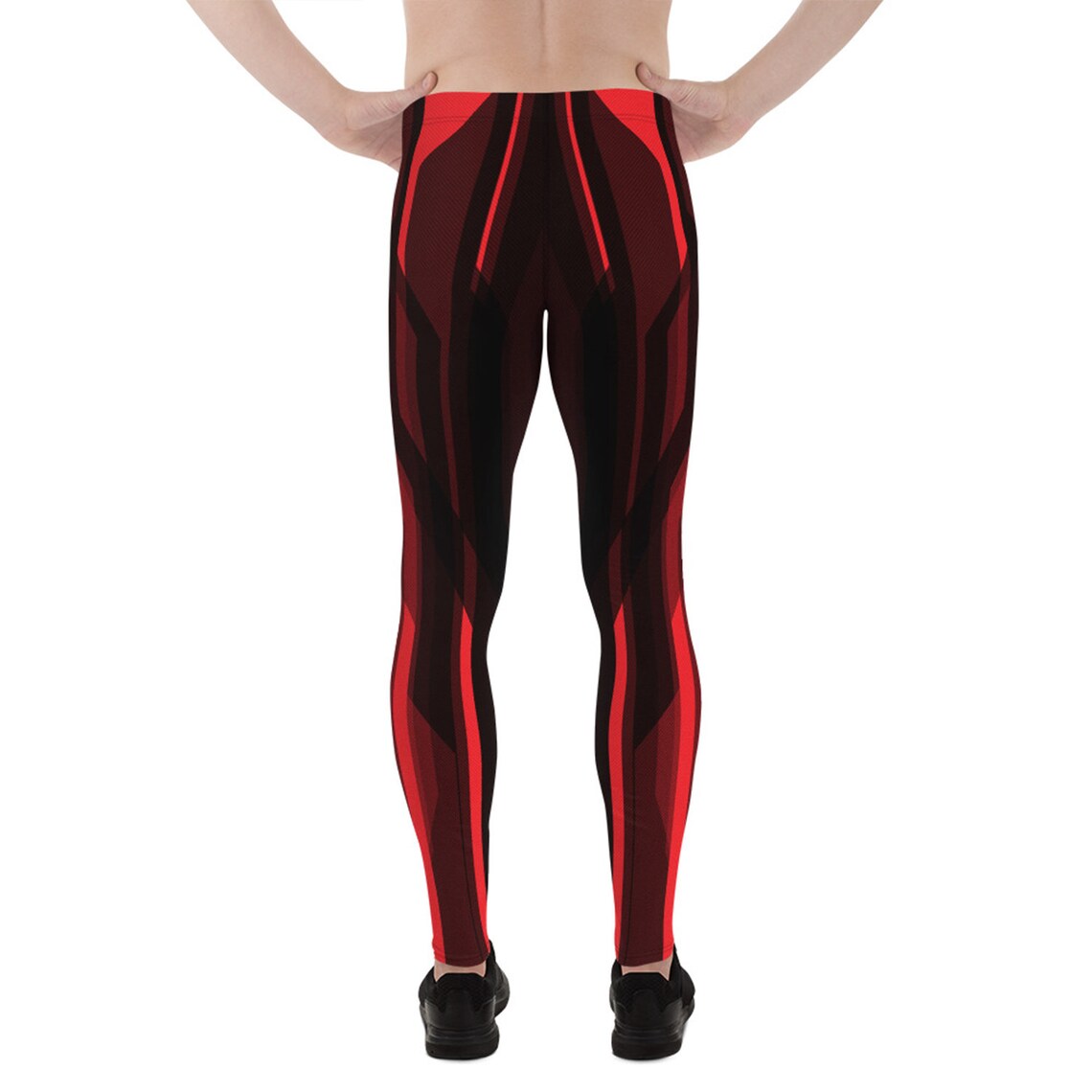 Red Tron Futuristic Mens Leggings – BJJ, MMA, Workout Pants - Etsy