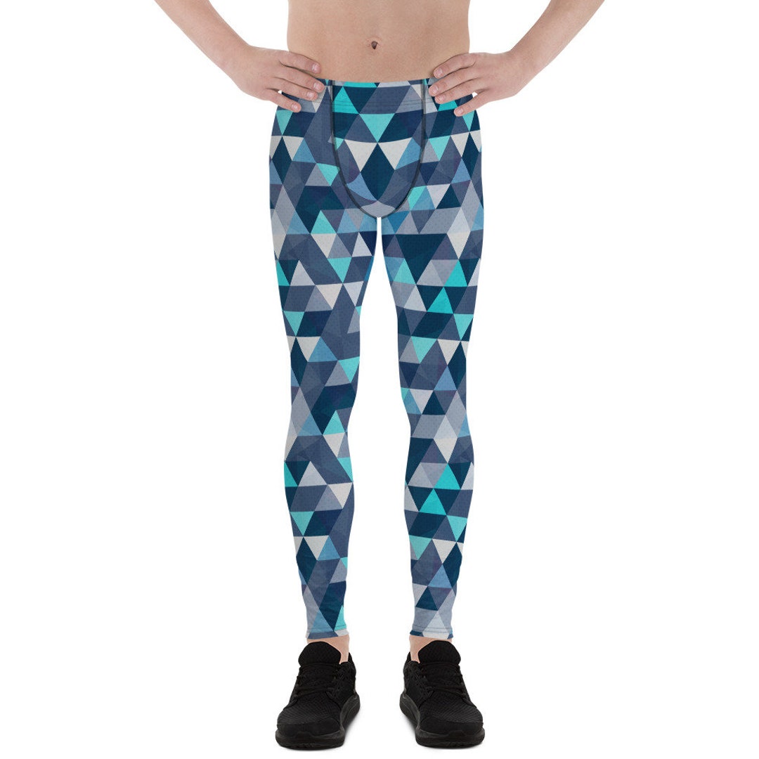 Geometric Mens Leggings - Geometric Meggings, Geometric Mens Tights ...