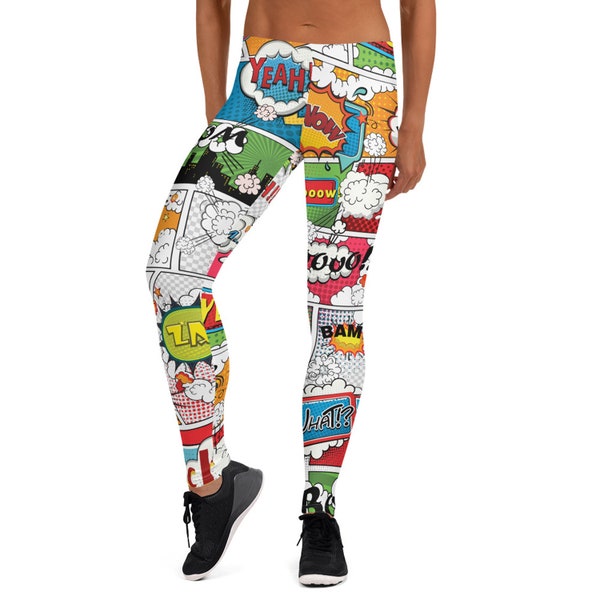 Comic Leggings - Etsy