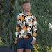 Cat Rash Guard for Men - Long Sleeve Mens Rashguard With Cats Pattern ...