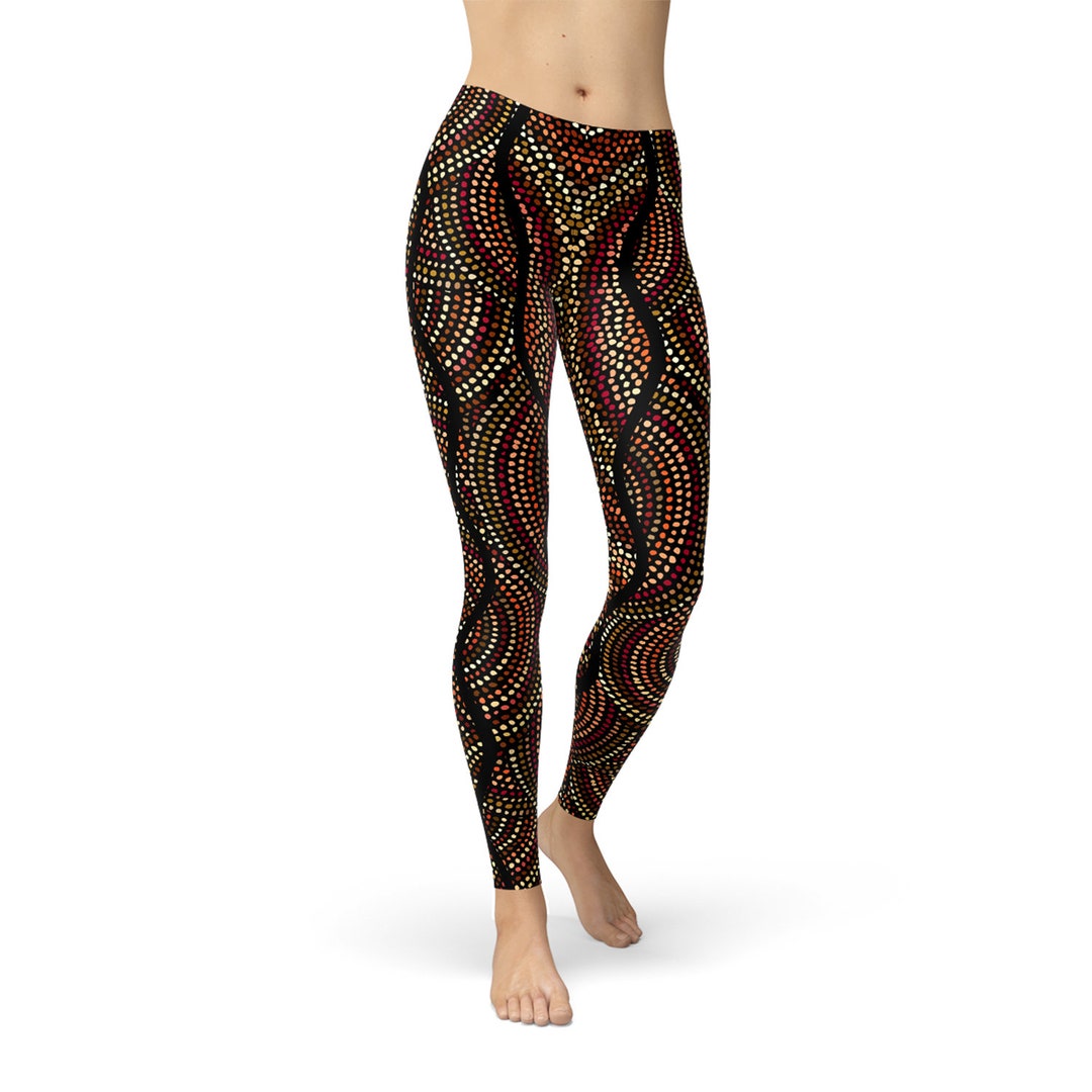 Tribal Print Leggings, Ankara Leggings, Dashiki Leggings, Aboriginal ...