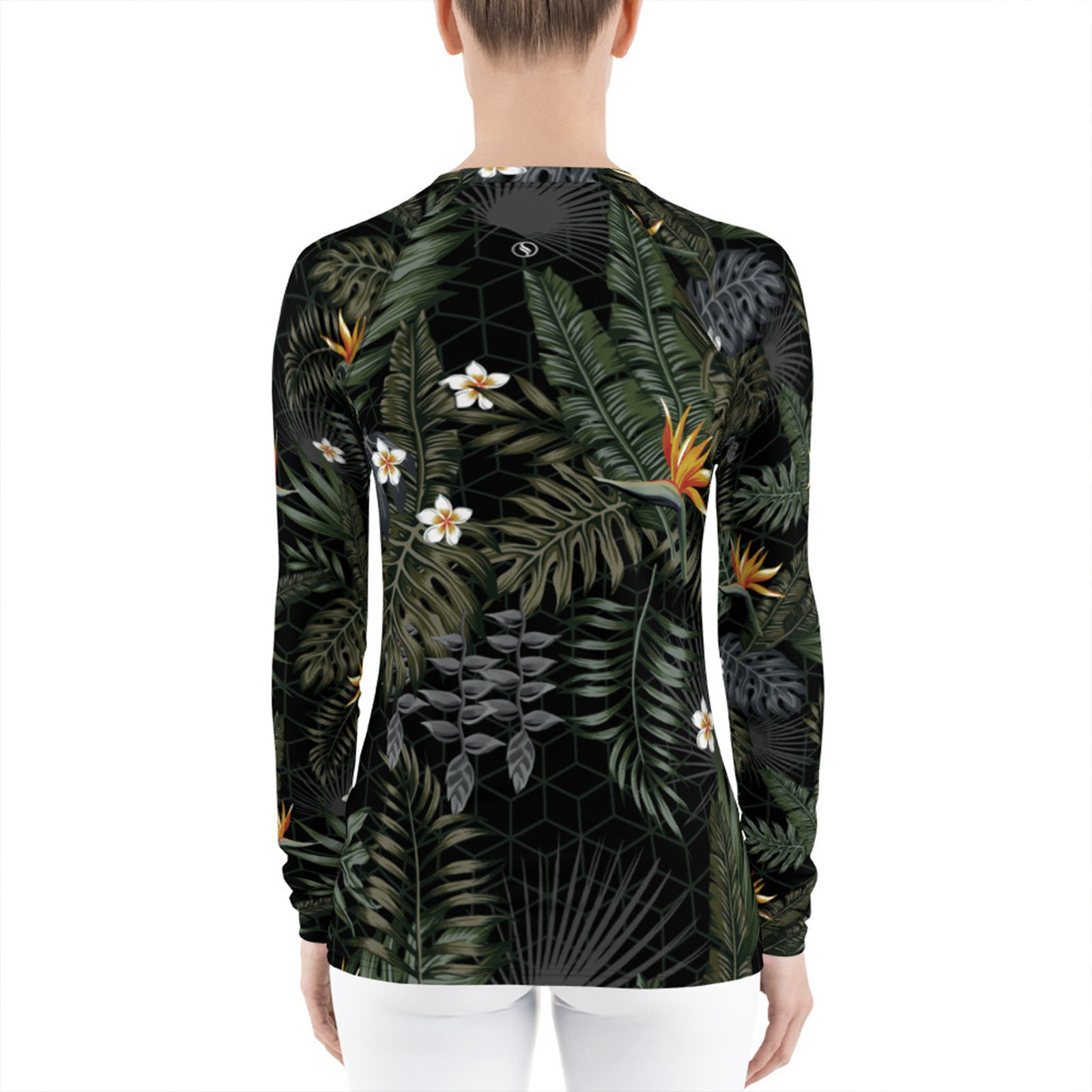 Bird of Paradise Print Rash Guard – Women's Sun Protection Shirt - Etsy