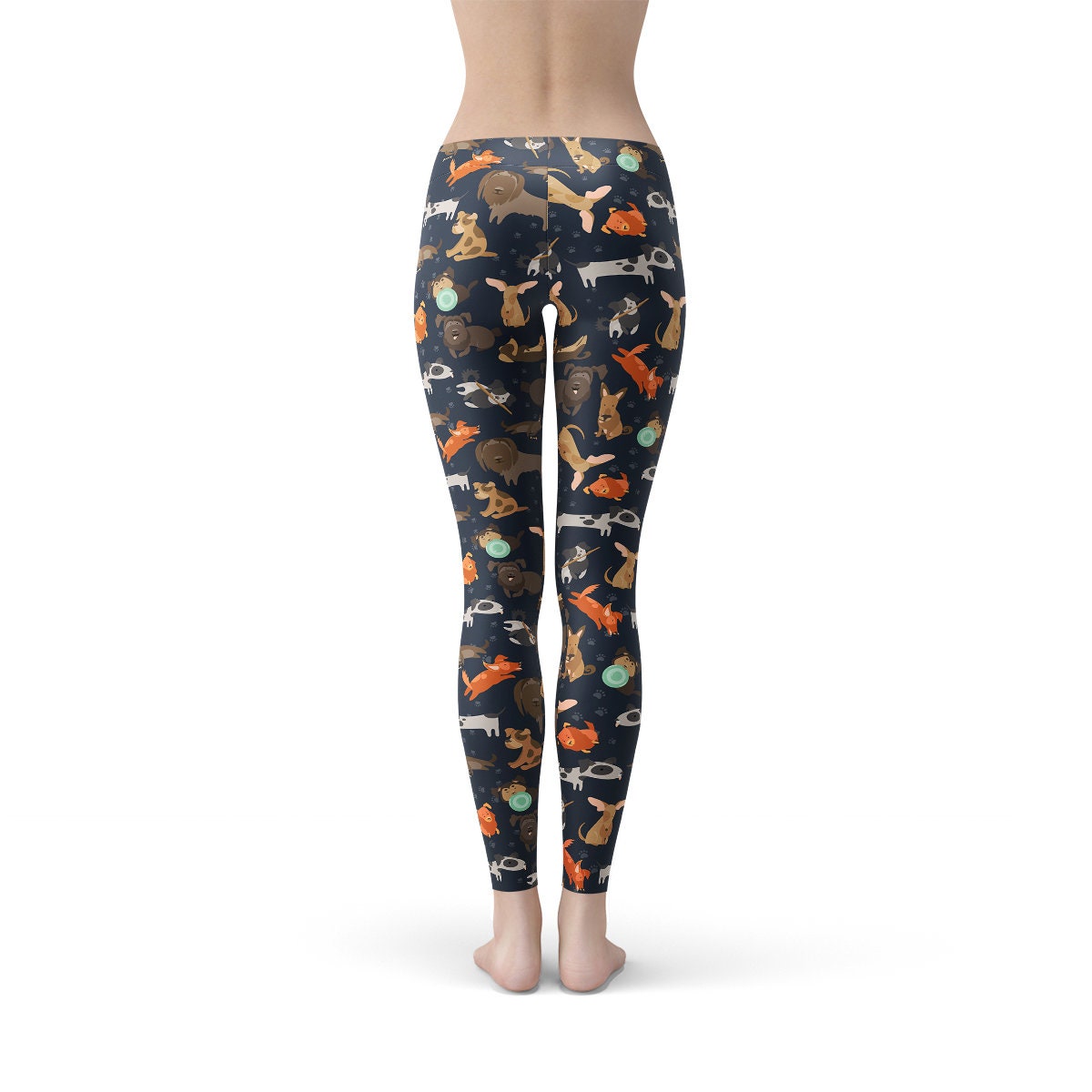 Dog Leggings for Women Workout Leggings W/ All Over Print - Etsy
