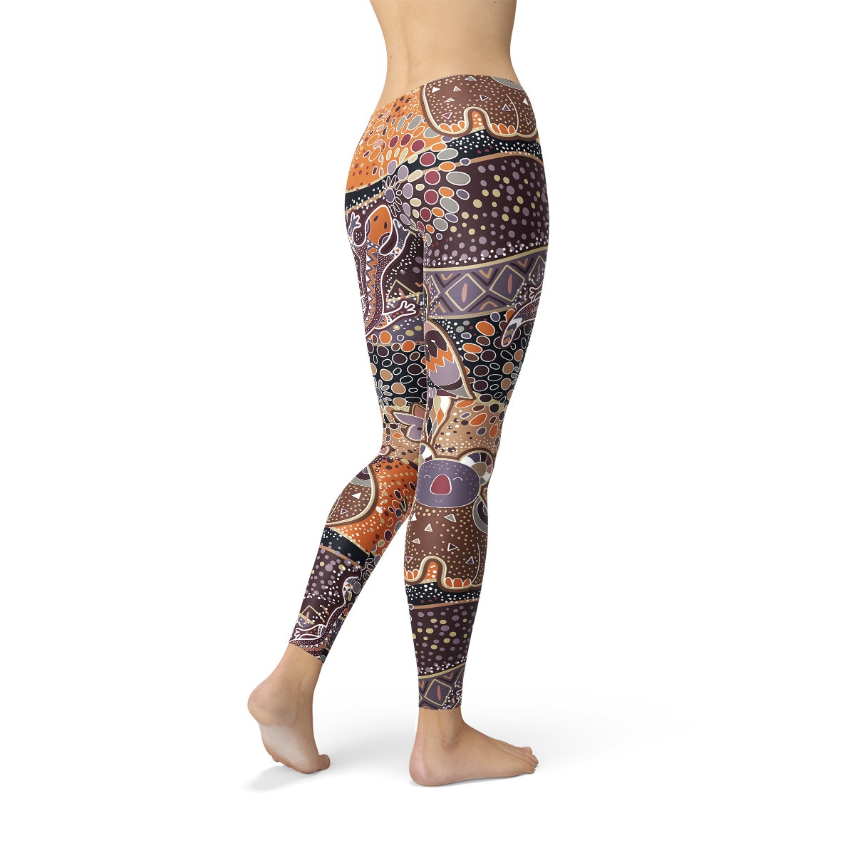 Dreamtime Leggings Aboriginal Leggings Aboriginal Printed | Etsy