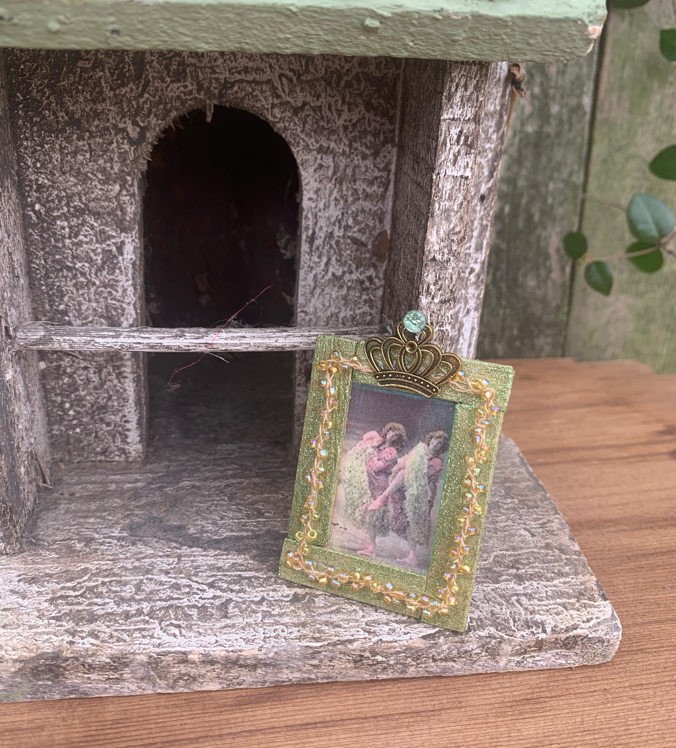 Miniature Picture Frame / Dollhouse Picture Frame / Vintage Dollhouse ...