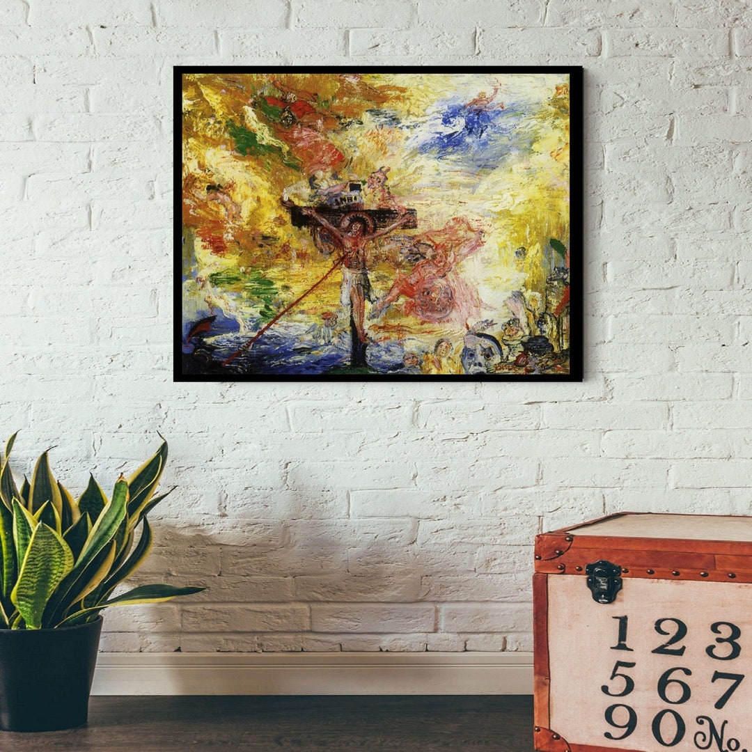 Giclée Fine Art Print; "christ in Torment" by James Ensor; Fine Art ...