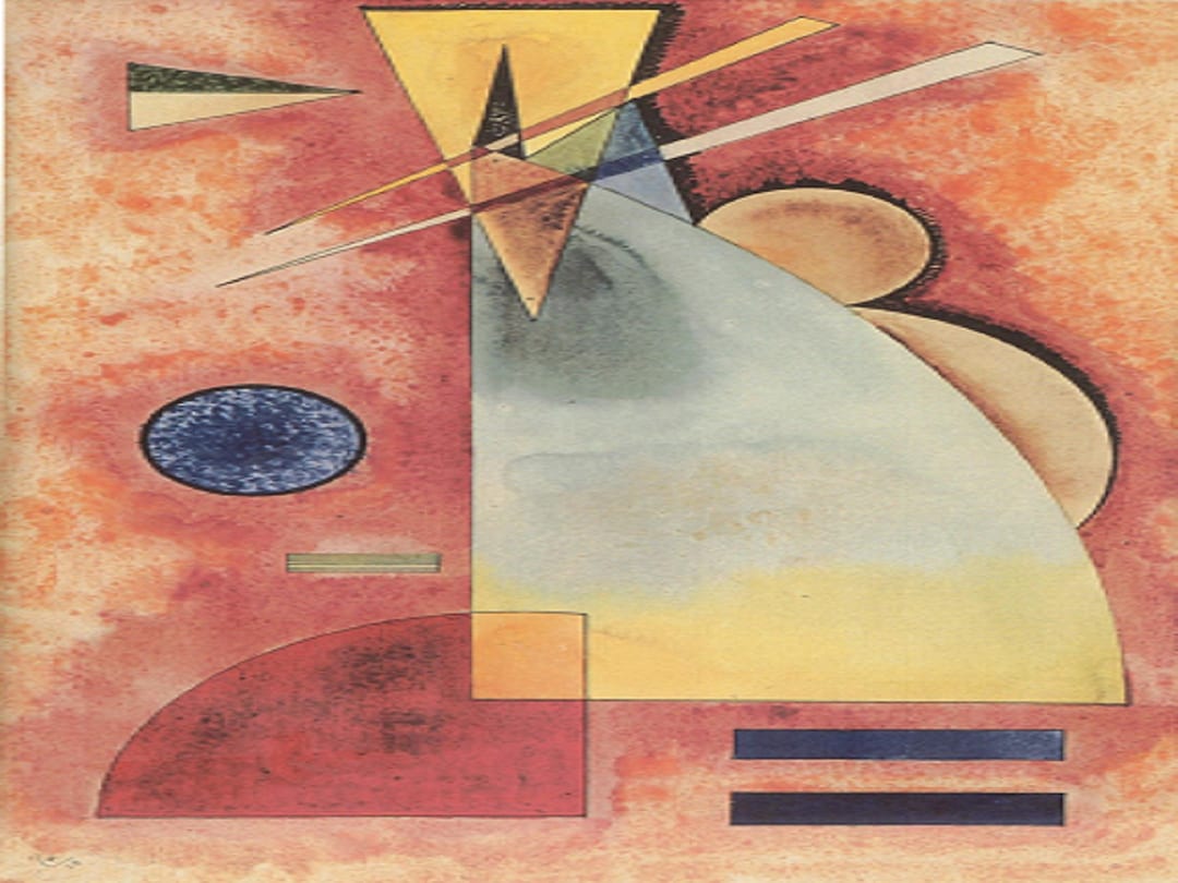 Wassily Kandinsky: intermingling, Extremely Rare Original Bookplate ...