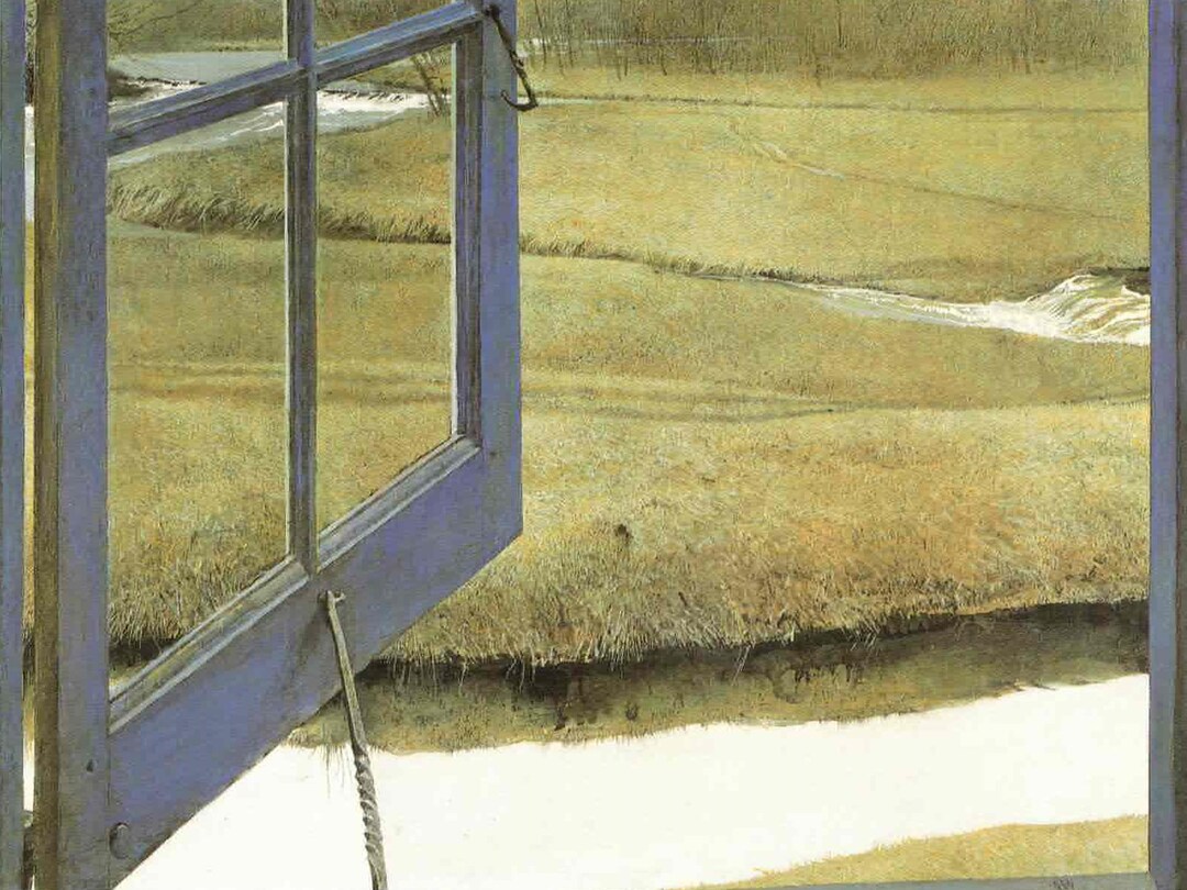 Andrew Wyeth: "love in the Afternoon", Extremely Rare Vintage Bookplate Print, Painting Circa ...
