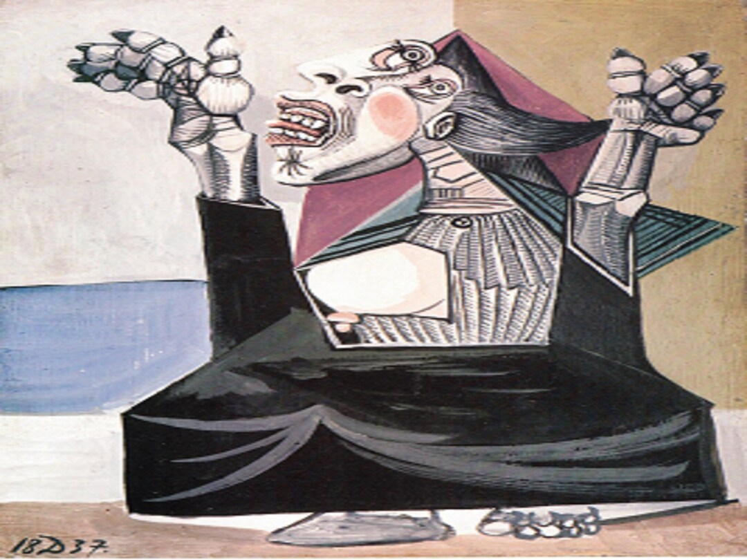 Pablo Picasso: woman Crying, Paris, Very Rare Original Vintage ...