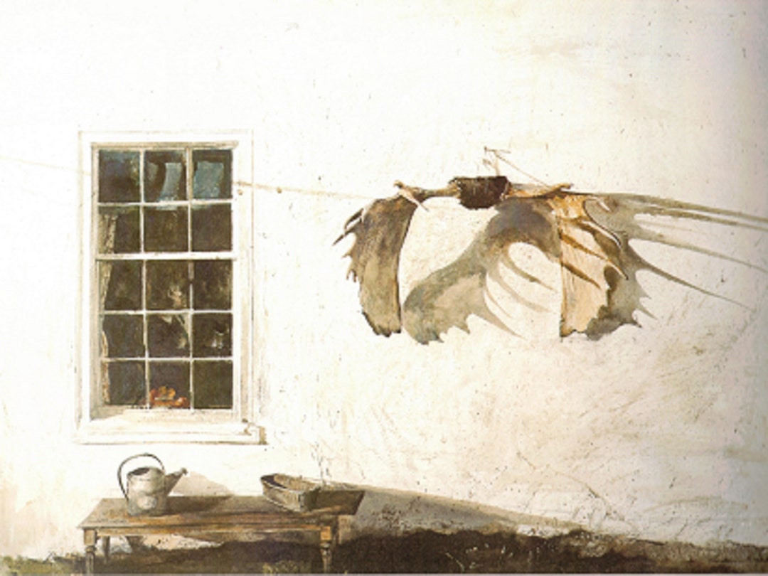 Andrew Wyeth: “trophy", Extremely Rare Vintage Bookplate Print ...