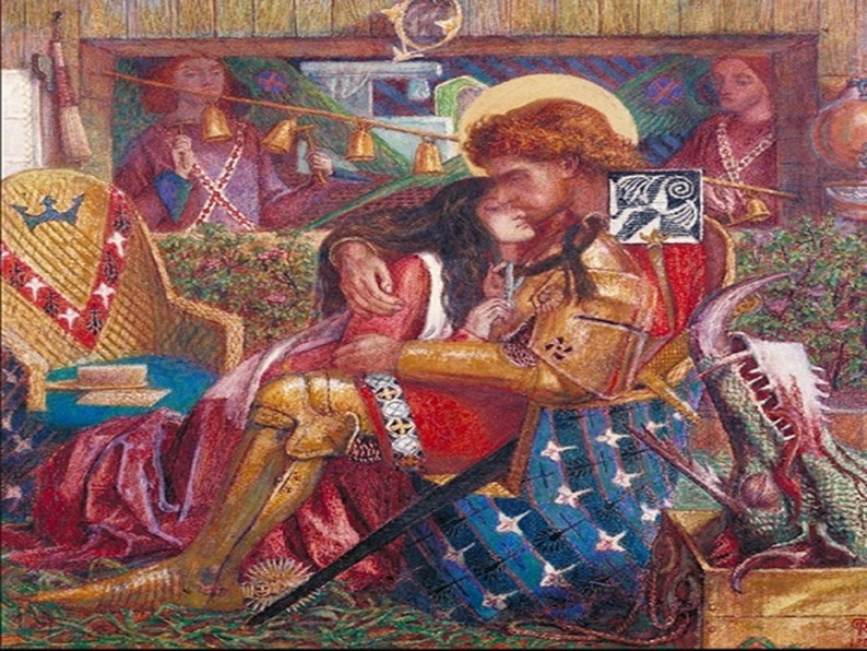 Dante Gabriel Rossetti: “the Wedding of St. George and the Princess ...