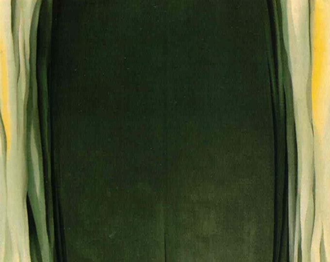 Georgia O'keeffe: “green-grey Abstraction”, Extremely Rare Vintage ...