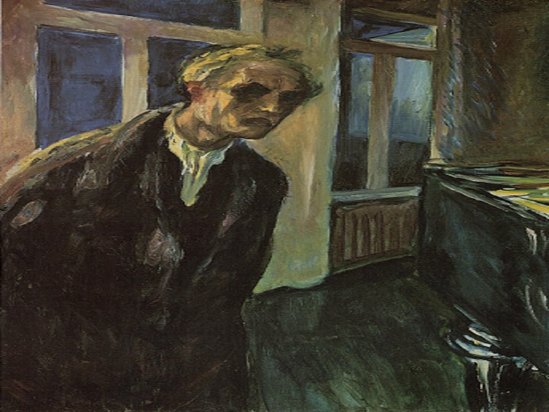 Edvard Munch: “the Night Wanderer”, Extremely Rare Original Bookplate ...