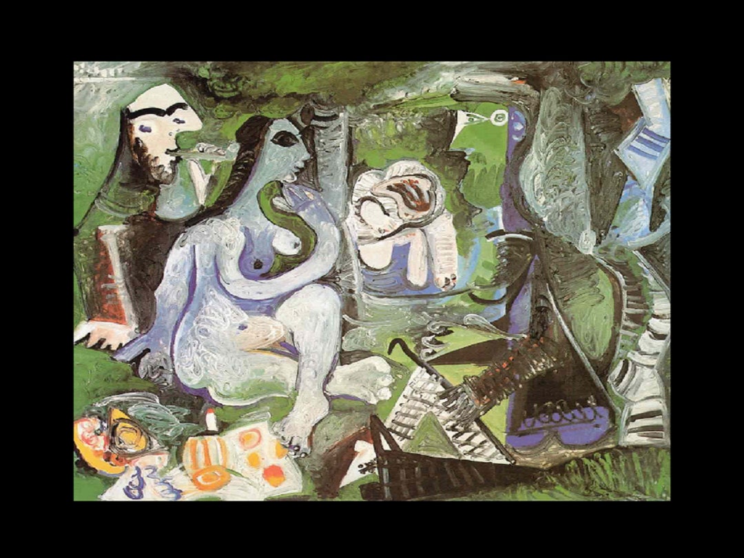 Pablo Picasso: "luncheon on the Grass", Extremely Rare Original ...