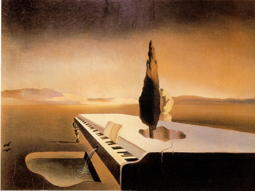 Salvador Dali: “necrophilic Spring Flowing From A Grand Piano ...