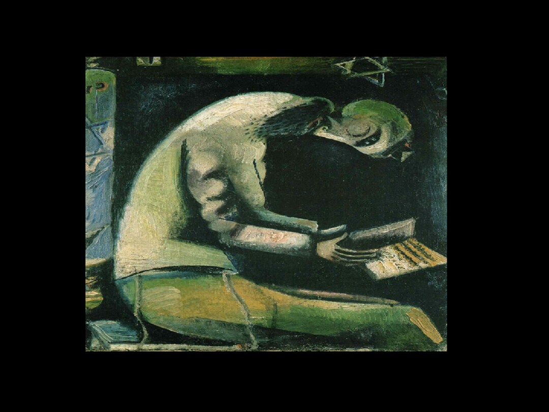 Marc Chagall: “the Rabbi", Extremely Rare Bookplate Print, Painting ...