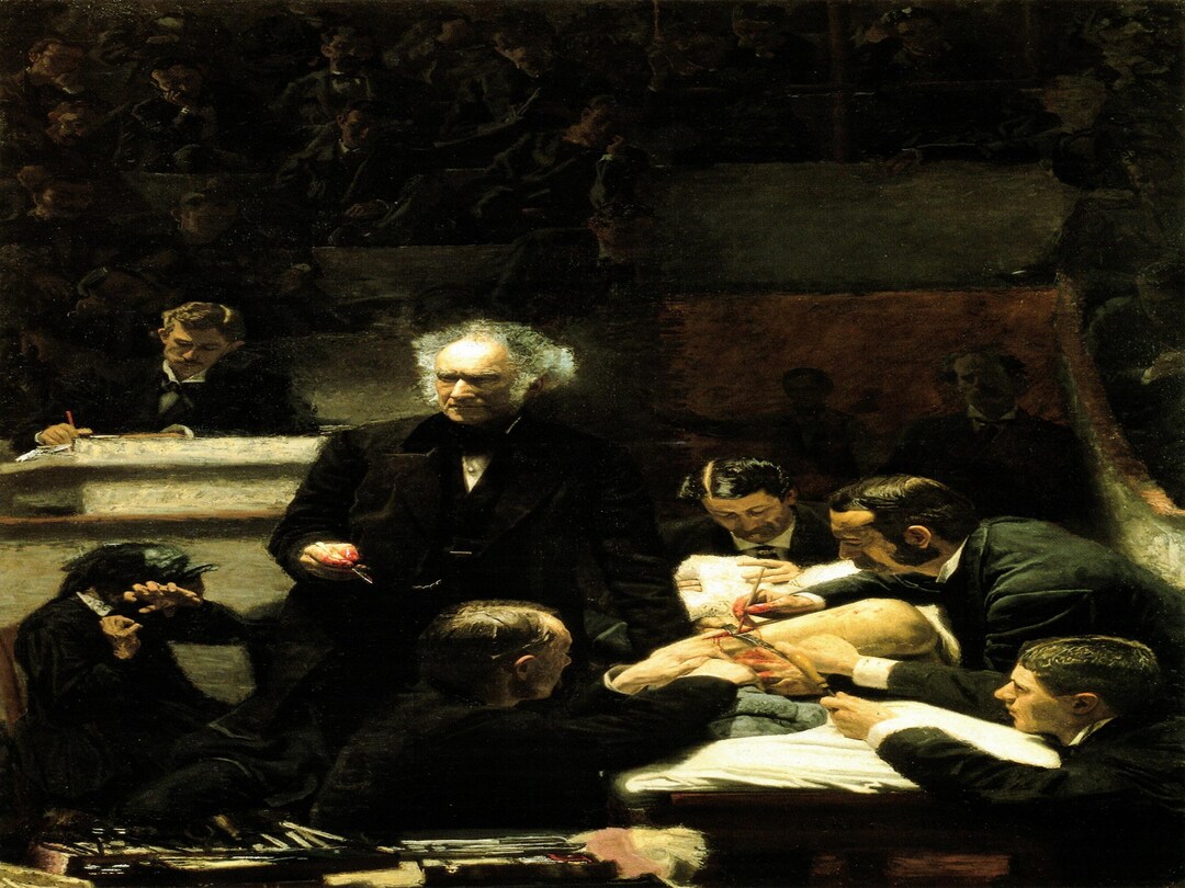 Thomas Eakins: "the Gross Clinic", Extremely Rare Original Bookplate ...