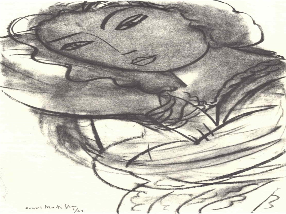 Henri Matisse: "mademoiselle M.a.", Extremely Rare Vintage Bookplate ...