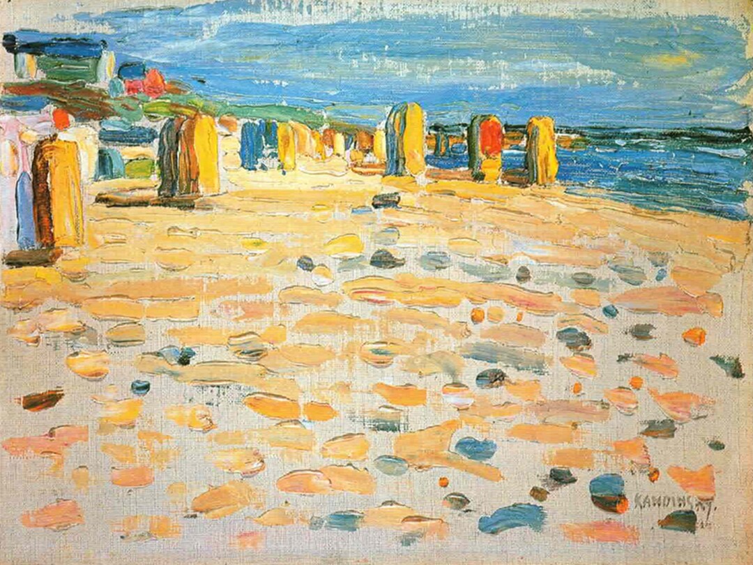 Wassily Kandinsky: “holland—beach Chairs", Extremely Rare Vintage ...