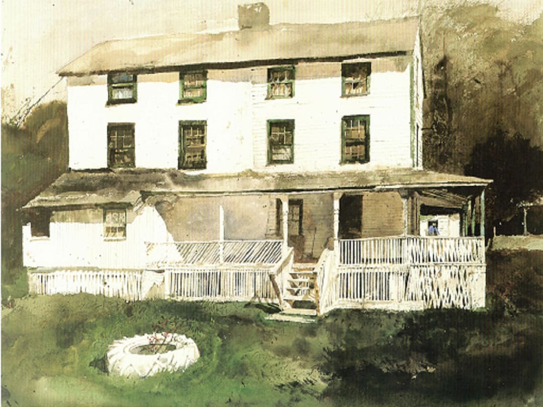 Andrew Wyeth: “two Family", Extremely Rare Original Vintage Bookplate ...