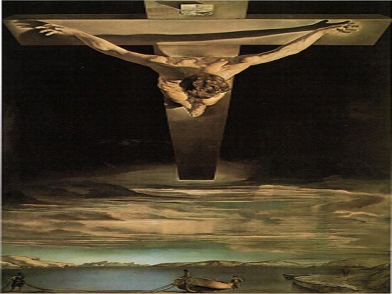 Salvador Dali: christ of St. John of the Cross - Etsy