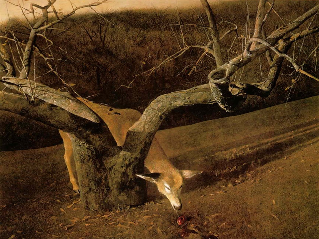 Andrew Wyeth: "jacklight", Extremely Rare Original Bookplate Print ...